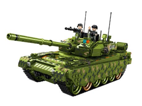 Sembo Military Iron Blood Heavy Equipment Type 85 Main Battle Tank ...